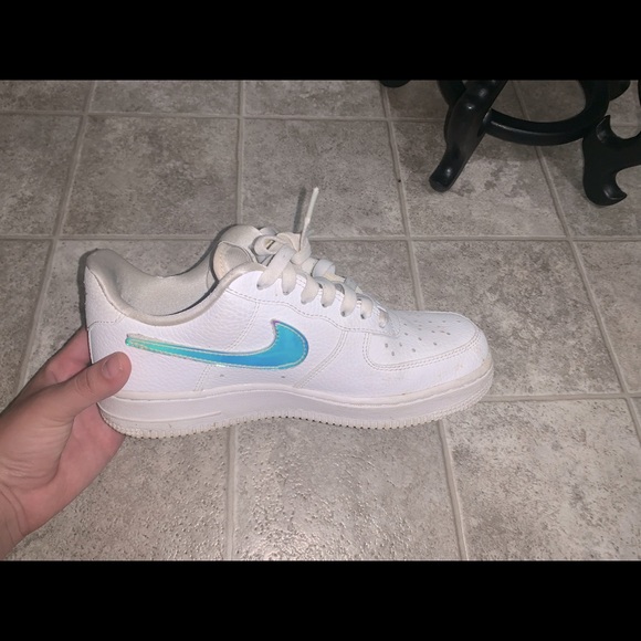 Nike | Shoes | Snake Texture Air Forces Removable Nike Check Sign ...